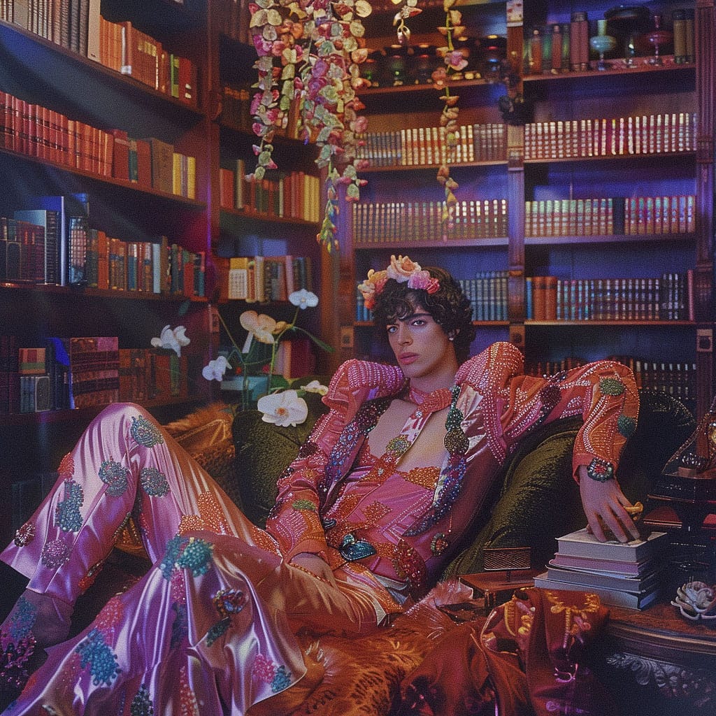 James Bidgood Midjourney style | Andrei Kovalev's Midlibrary