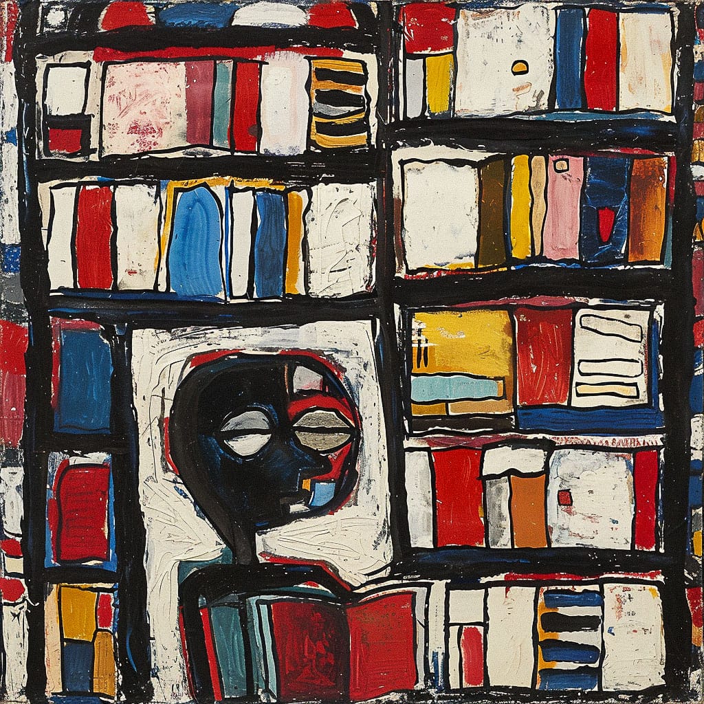 Jean Dubuffet Midjourney style | Andrei Kovalev's Midlibrary