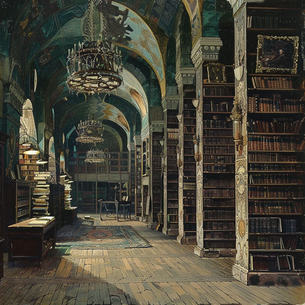 Viktor Vasnetsov Midjourney style | Andrei Kovalev's Midlibrary