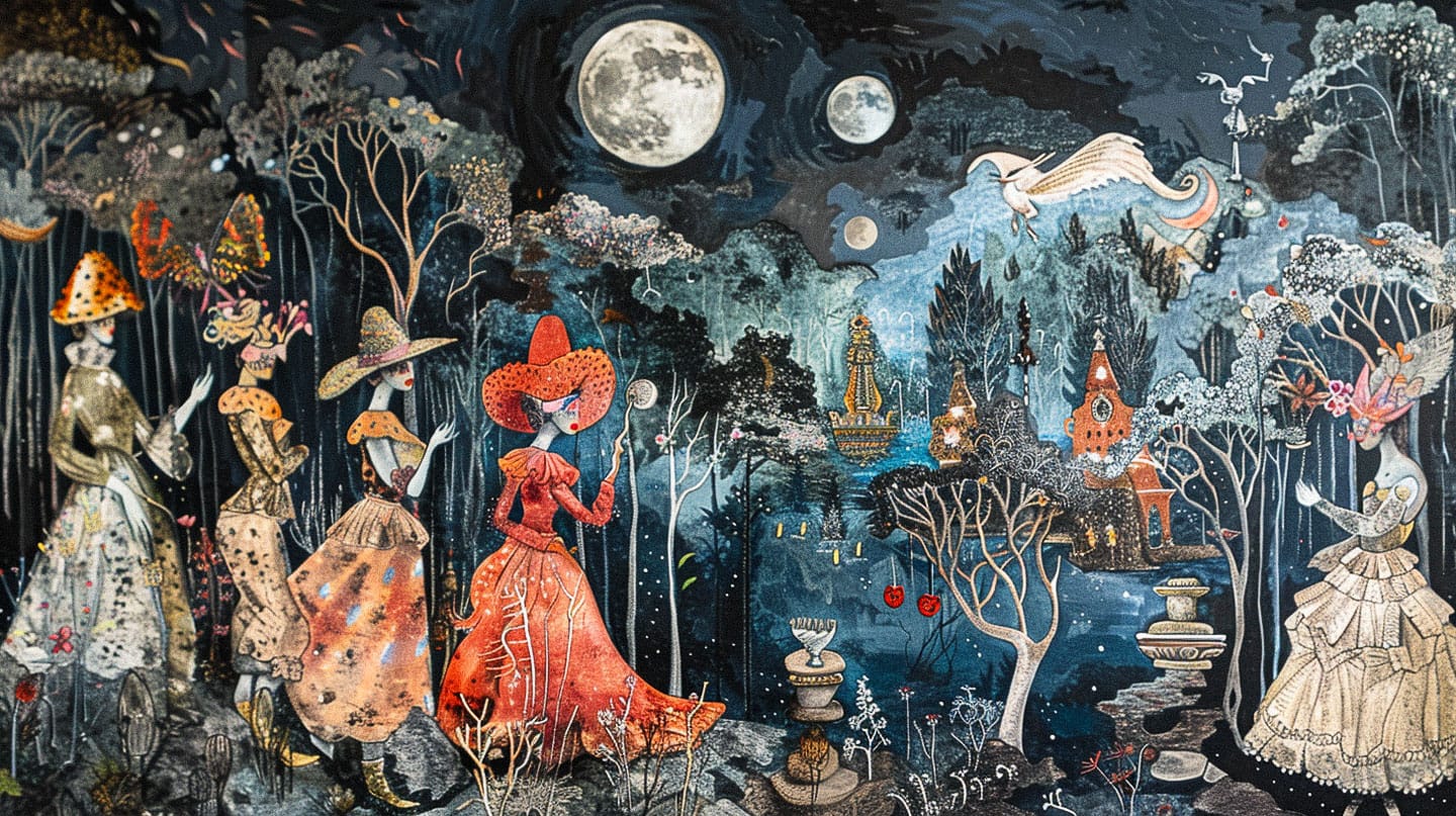 Sally Cruikshank Midjourney style | Andrei Kovalev's Midlibrary