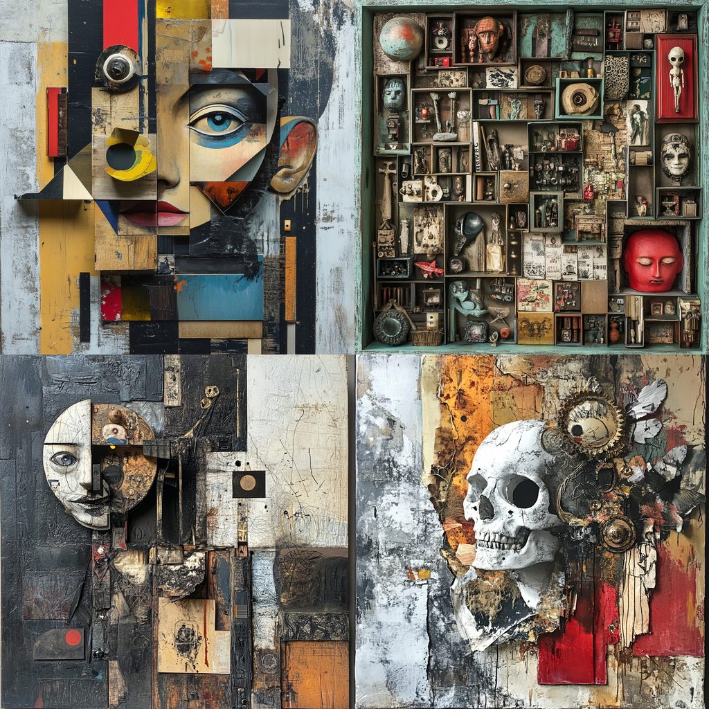 Assemblage Midjourney style | Andrei Kovalev's Midlibrary