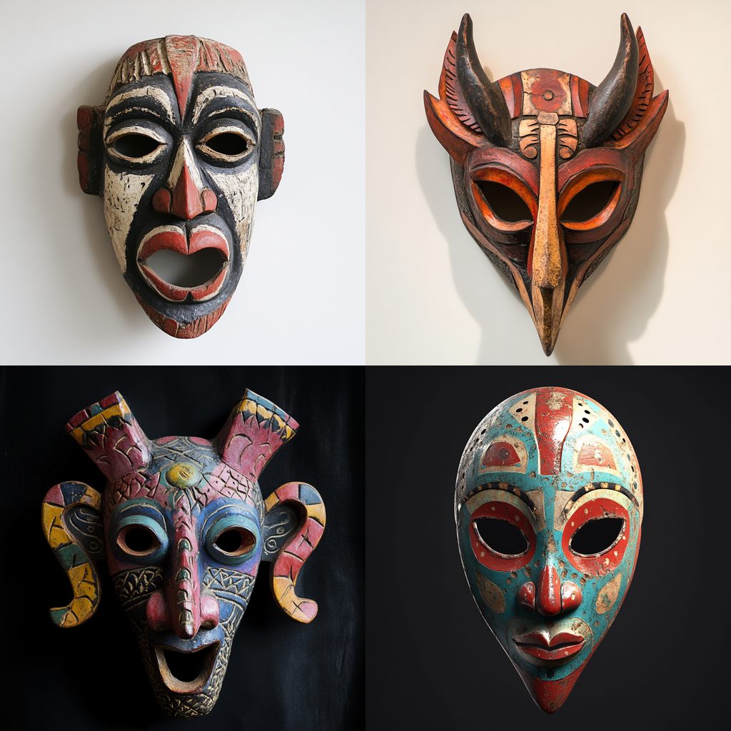 Gnaga mask Midjourney style | Andrei Kovalev's Midlibrary