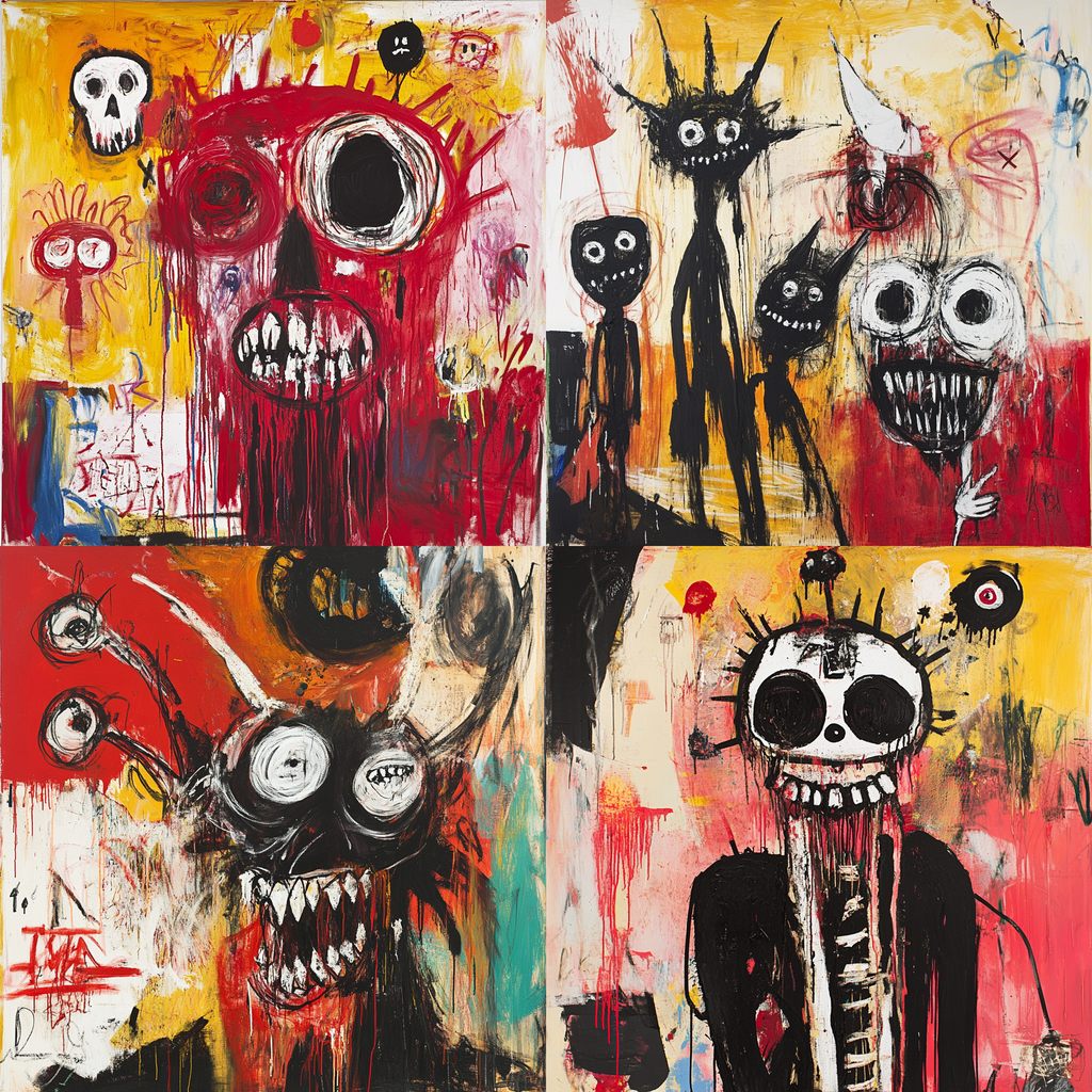 Jonathan Meese Midjourney style | Andrei Kovalev's Midlibrary
