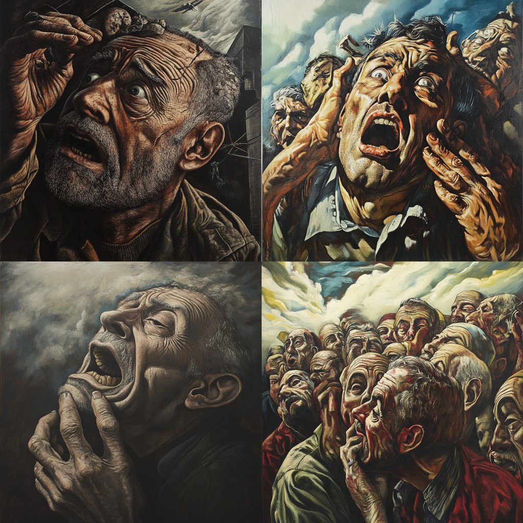 Peter Howson Midjourney style | Andrei Kovalev's Midlibrary