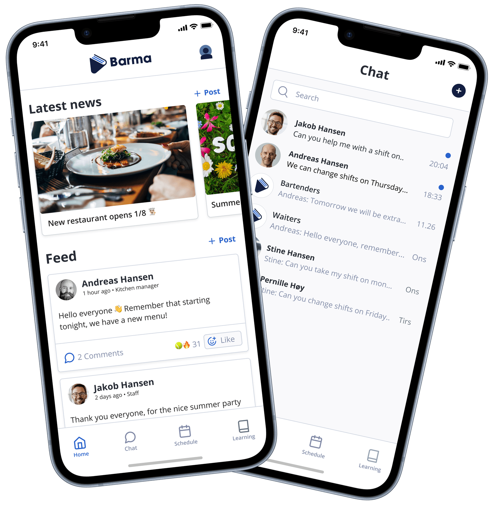 Alt-i-en workspace og træningsunivers til hospitality
