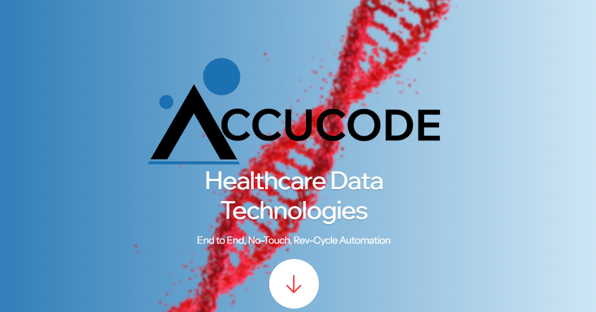 AccuCode AI - Healthcare Data Technologies - Rev-Cycle Automation
