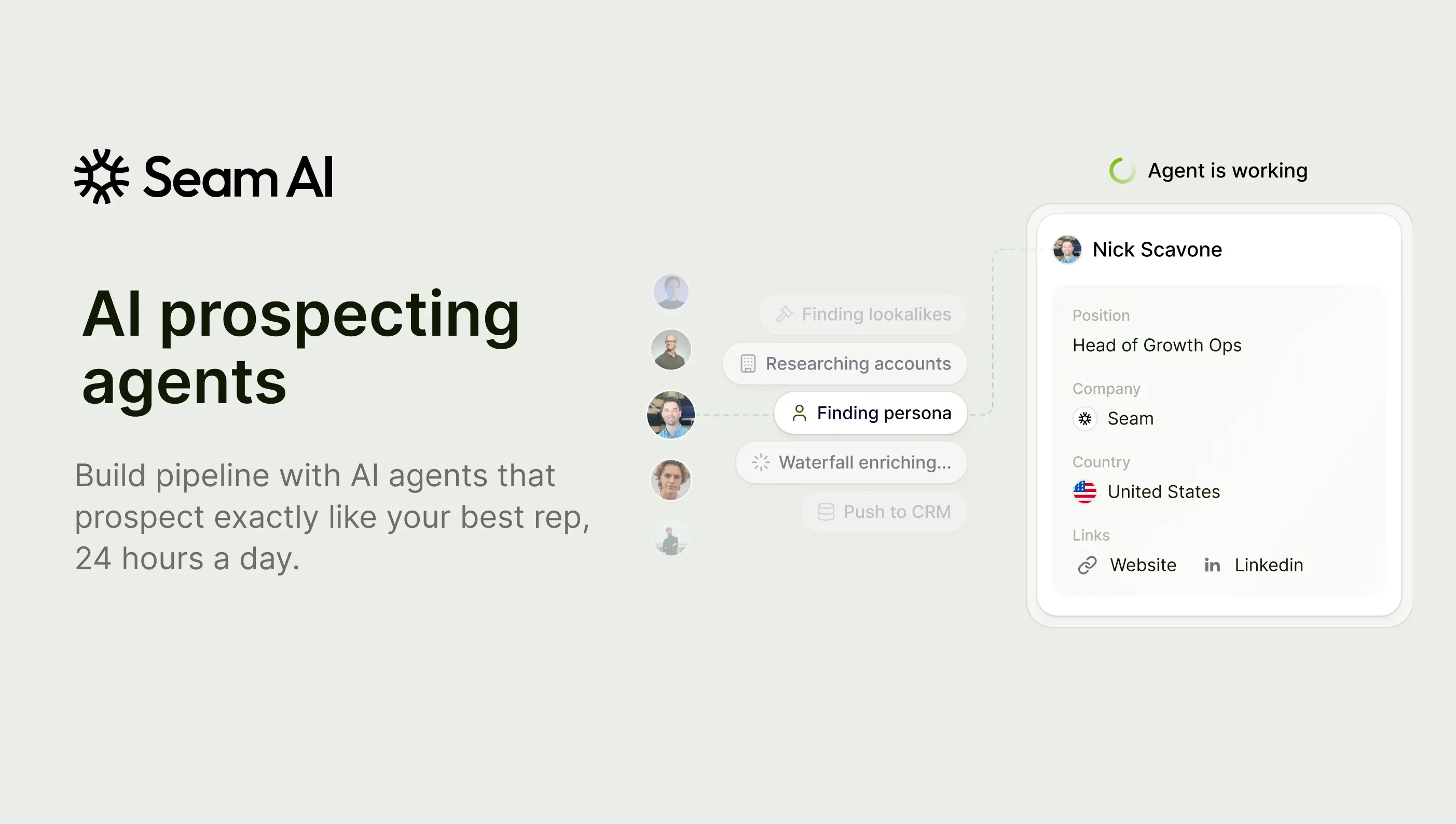Seam AI | Transform your GTM with AI prospecting agents