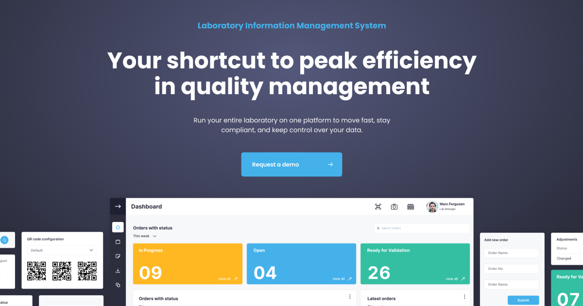 Laboratory Information Management System | 1LIMS