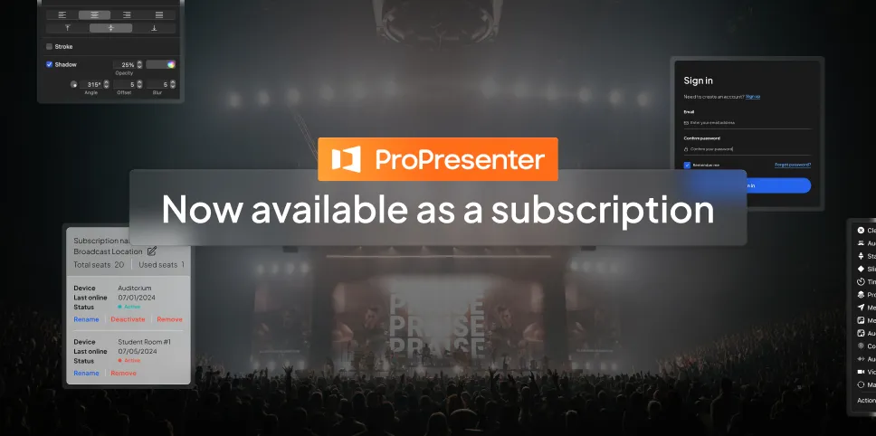 ProPresenter is now available as a subscription! | Renewed Vision Blog
