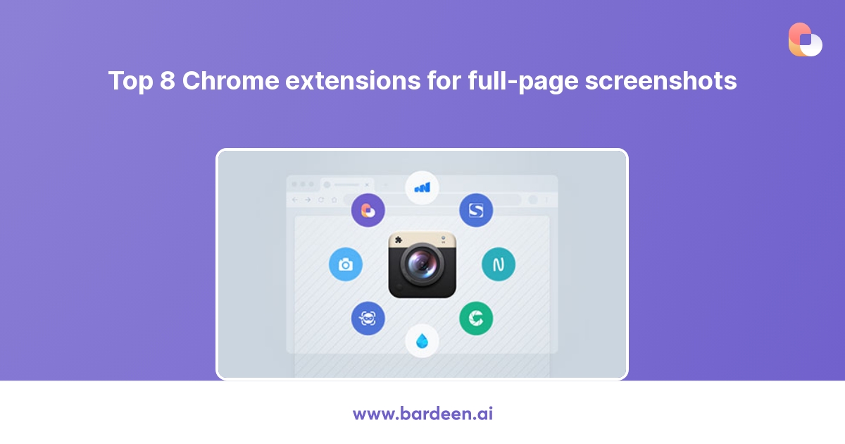 Top 8 Chrome extensions for full-page screenshots