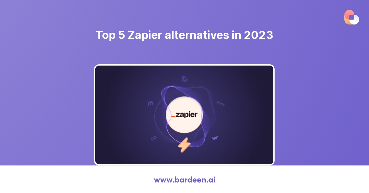 Top 5 Zapier alternatives in 2024