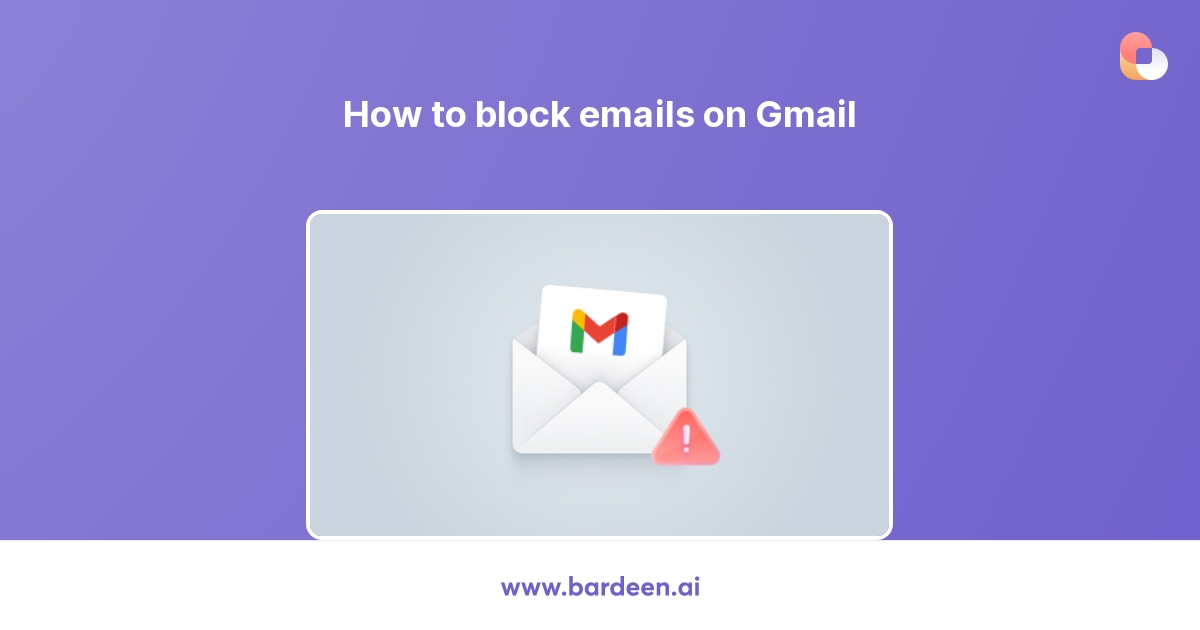 How to block emails on Gmail