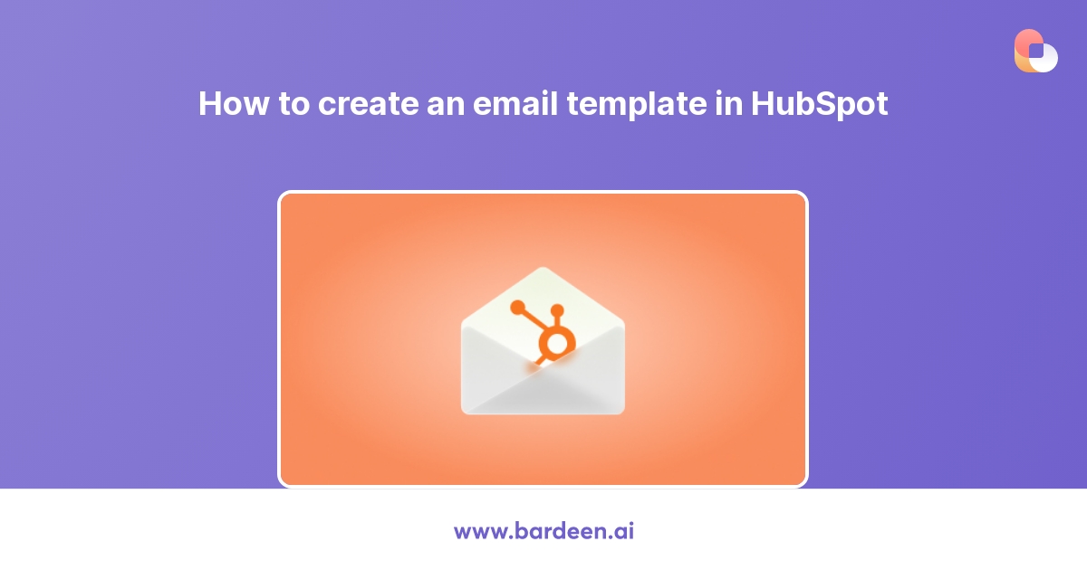 How to create an email template in HubSpot