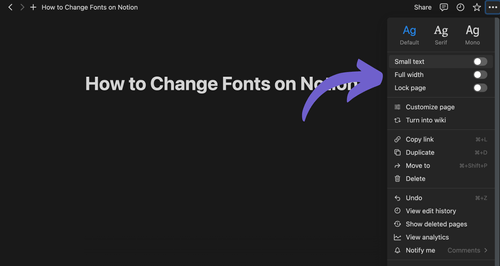 Customize Fonts in Notion: Easy Guide (5 Steps)