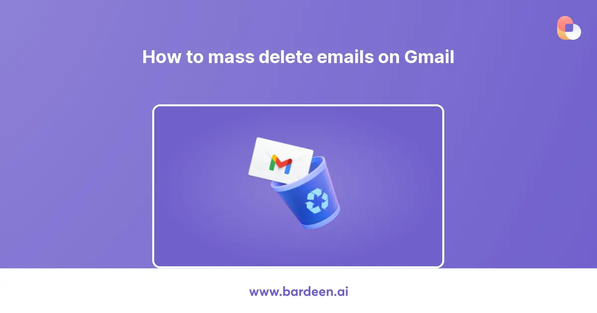 How to mass delete emails on Gmail