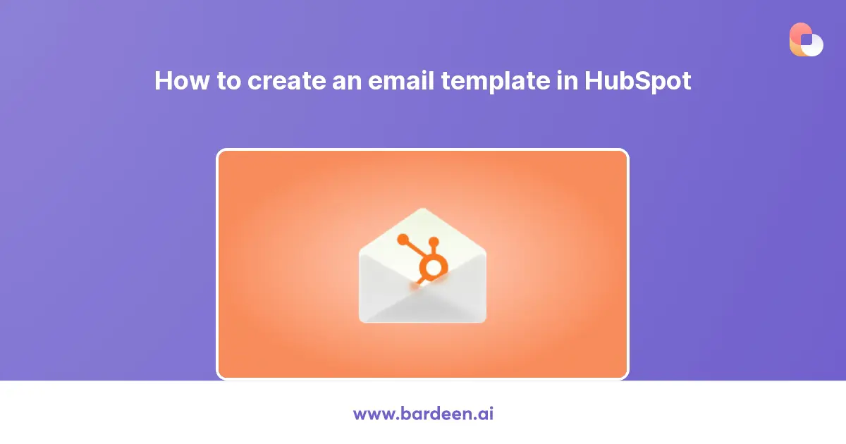 How to create an email template in HubSpot