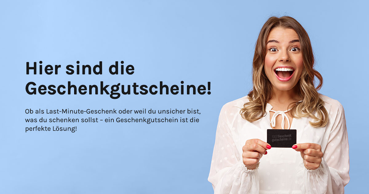 Geschenkgutscheine suchen und finden!