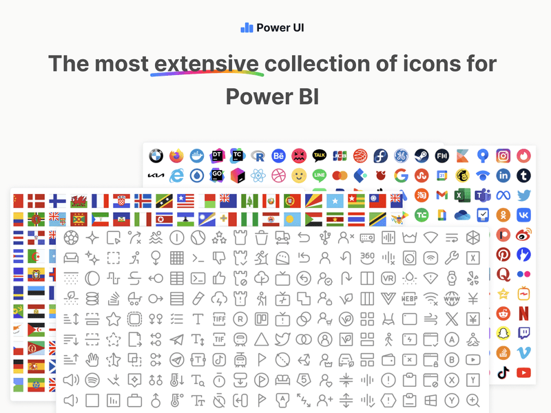 Power UI - Power BI Design system and UI kit