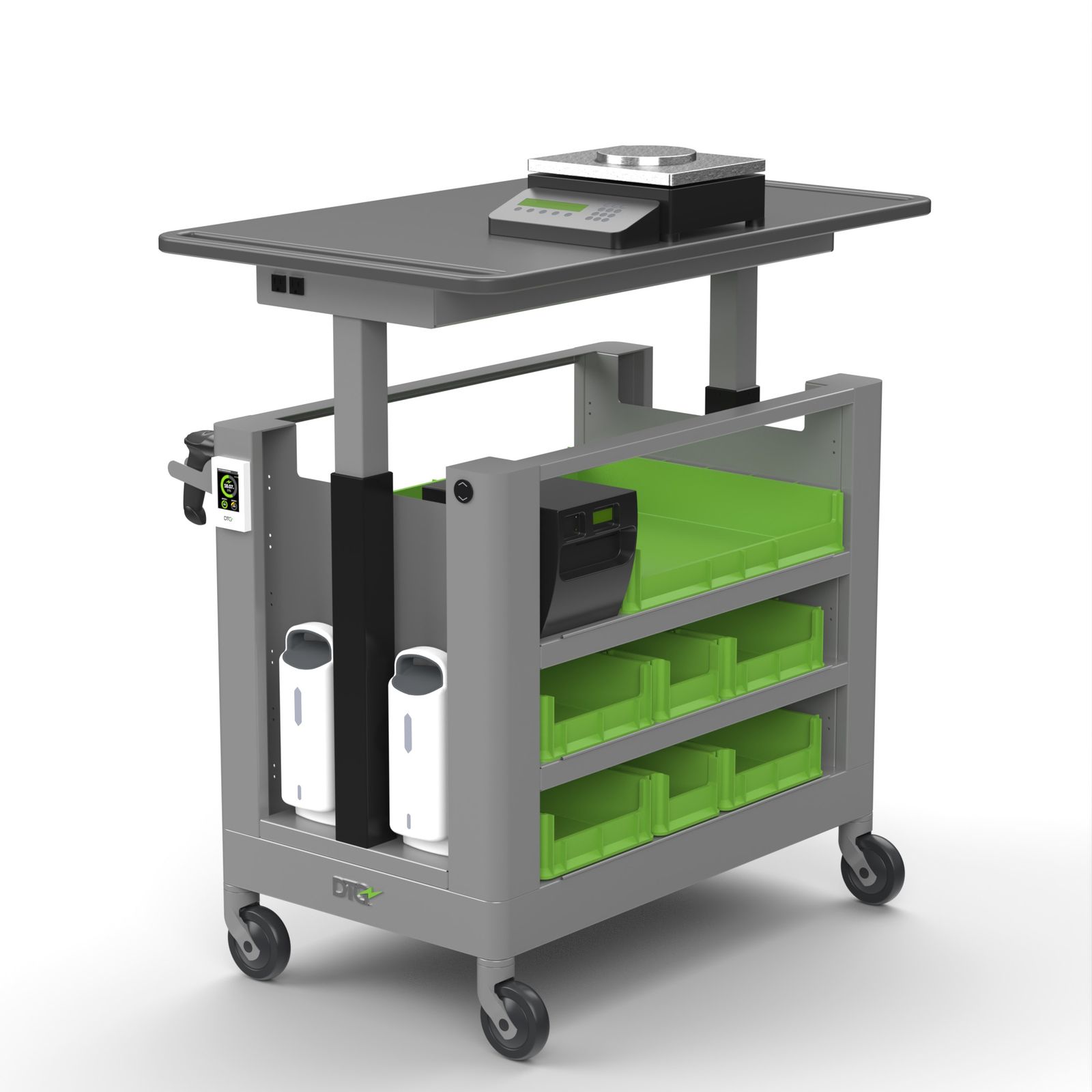Battery Powered Mobile Workstation Carts for Warehouses & 3PLs | DTG