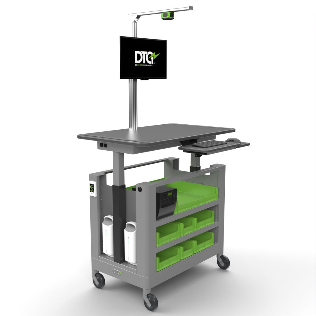 Battery Powered Mobile Workstation Carts for Warehouses & 3PLs | DTG