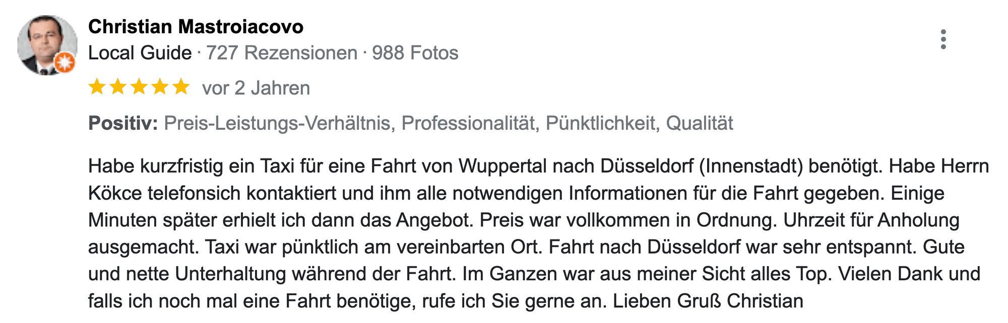 Taxibetrieb GK - Taxi bestellen in Wuppertal und Umgebung ...