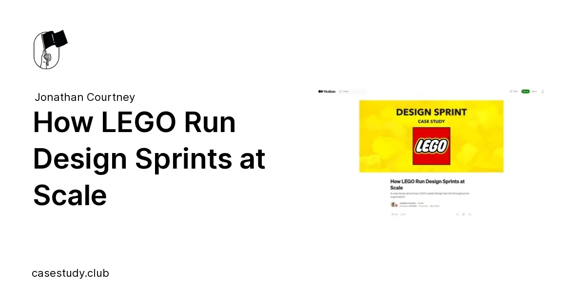 How LEGO Run Design Sprints at Scale