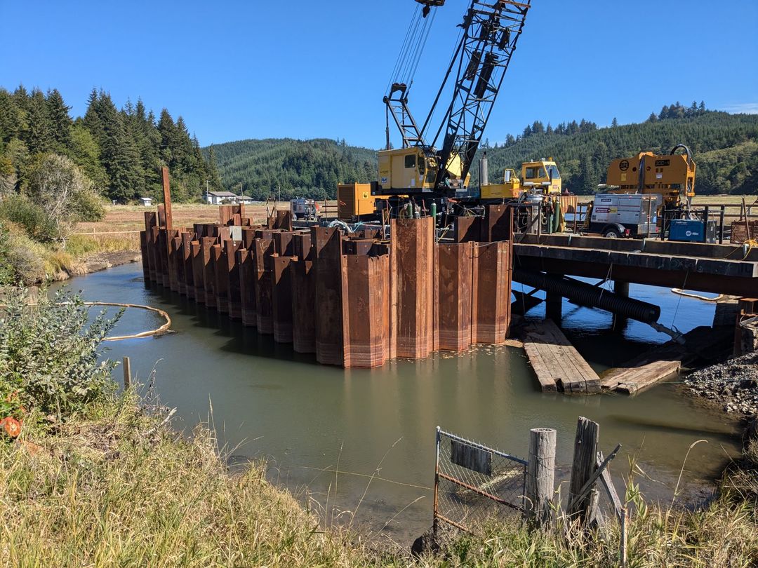 JD Fields Supplies PZC Sheet Pile & Spiralweld Pipe for Port of Tampa