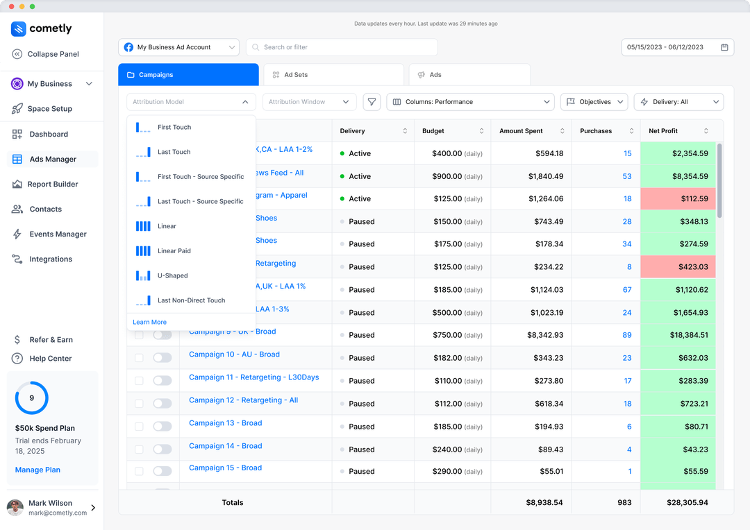 Cometly | Marketing Attribution Software