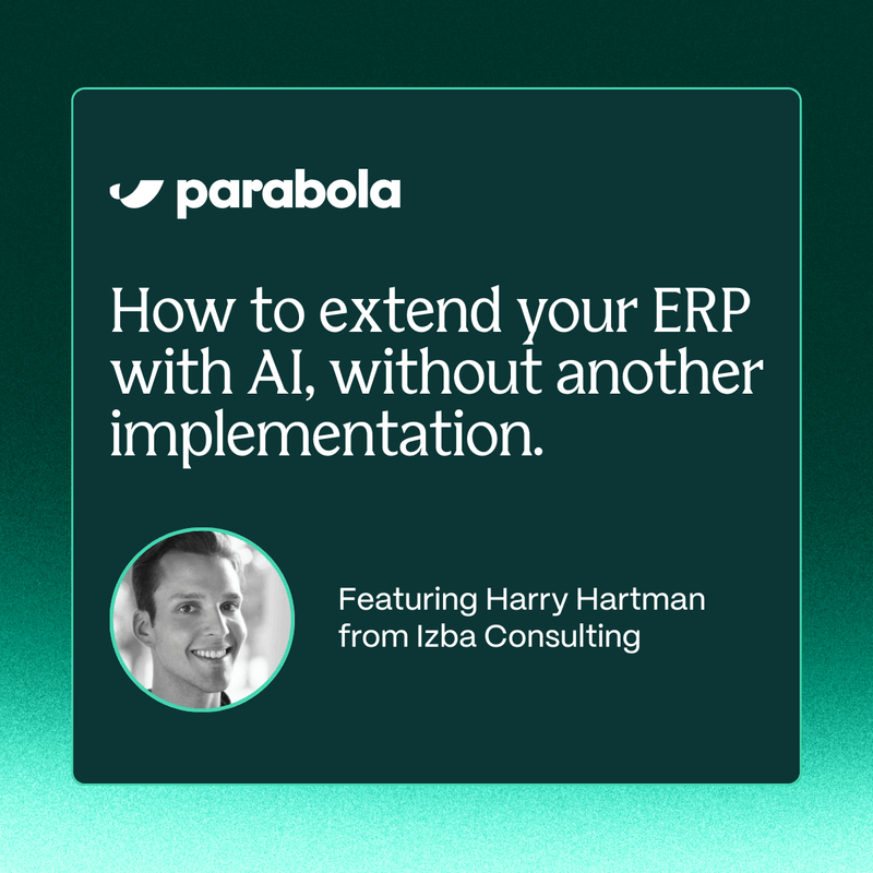 How to extend your ERP with AI, without another implementation