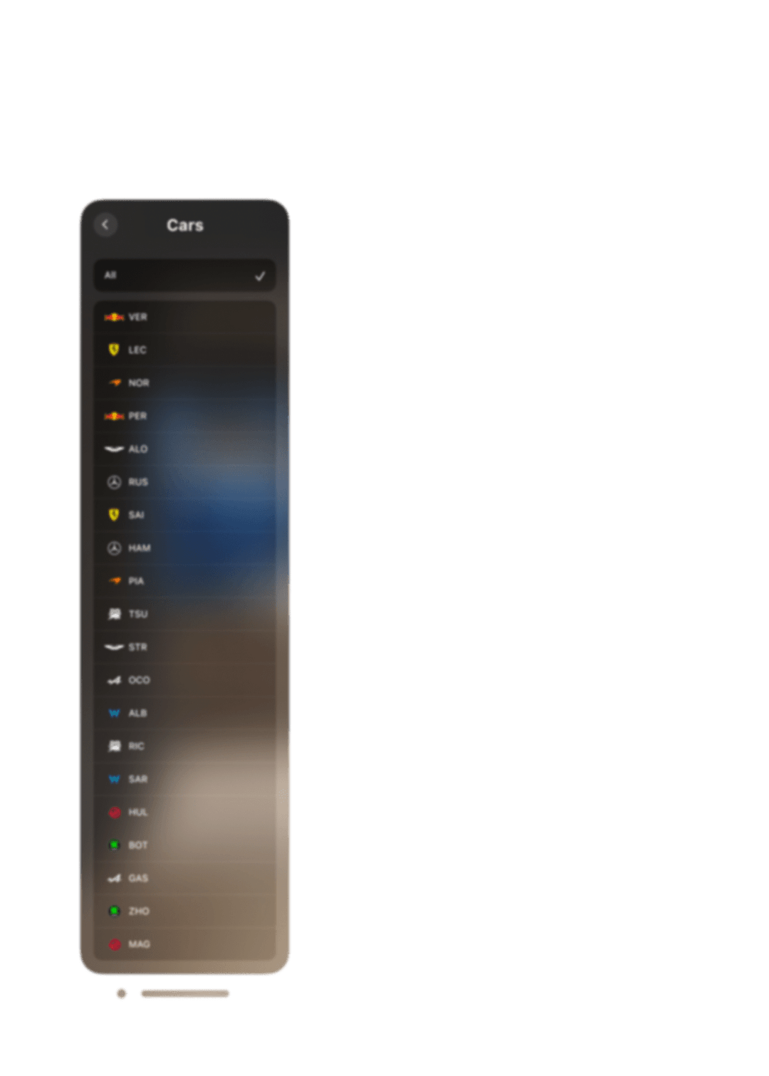 Lapz: Watch F1® Races in Apple Vision Pro