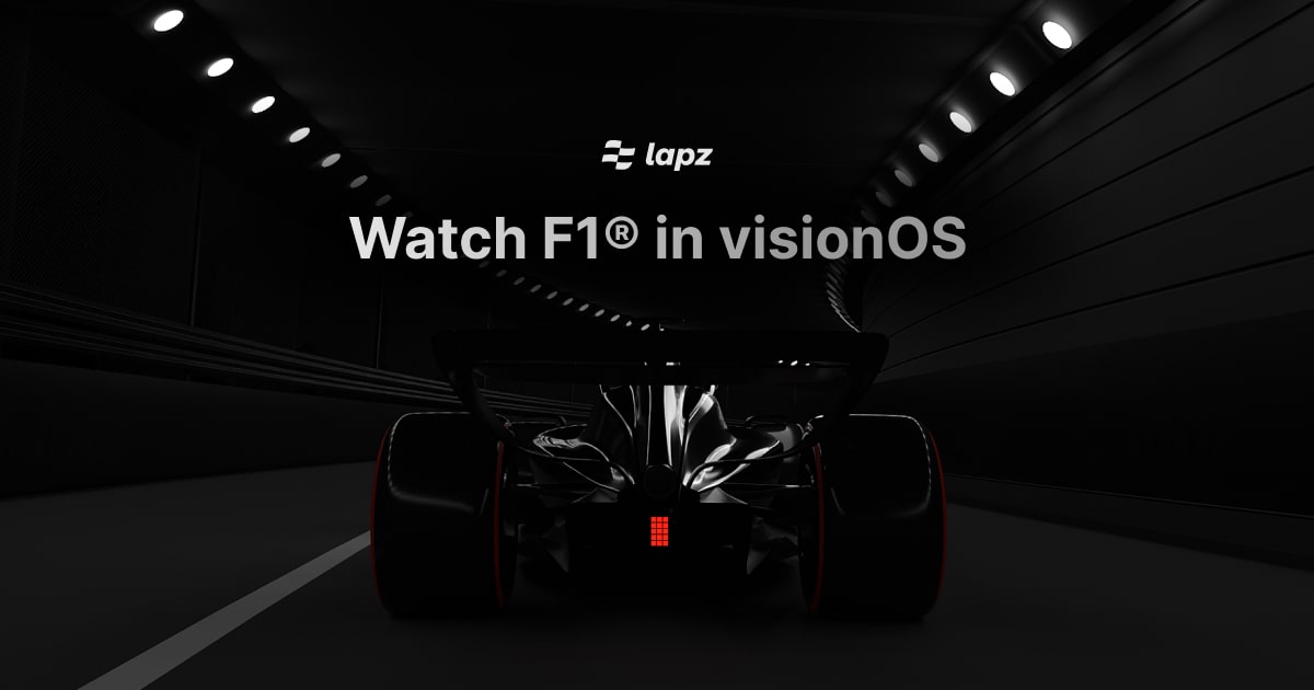 Lapz: Watch F1® Races in Apple Vision Pro