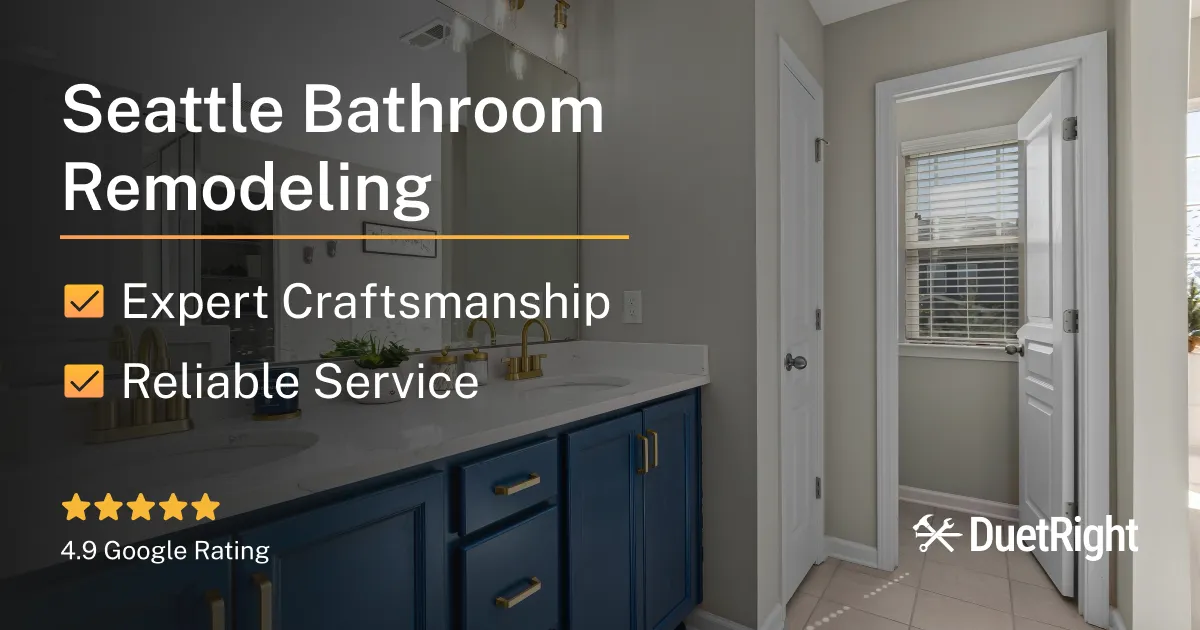 Seattle Bathroom Remodel Services for Your Personal Oasis