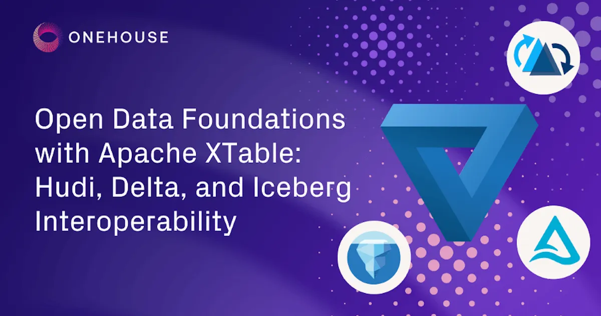 Open Data Foundations with Apache XTable: Hudi, Delta, and Iceberg Interoperability
