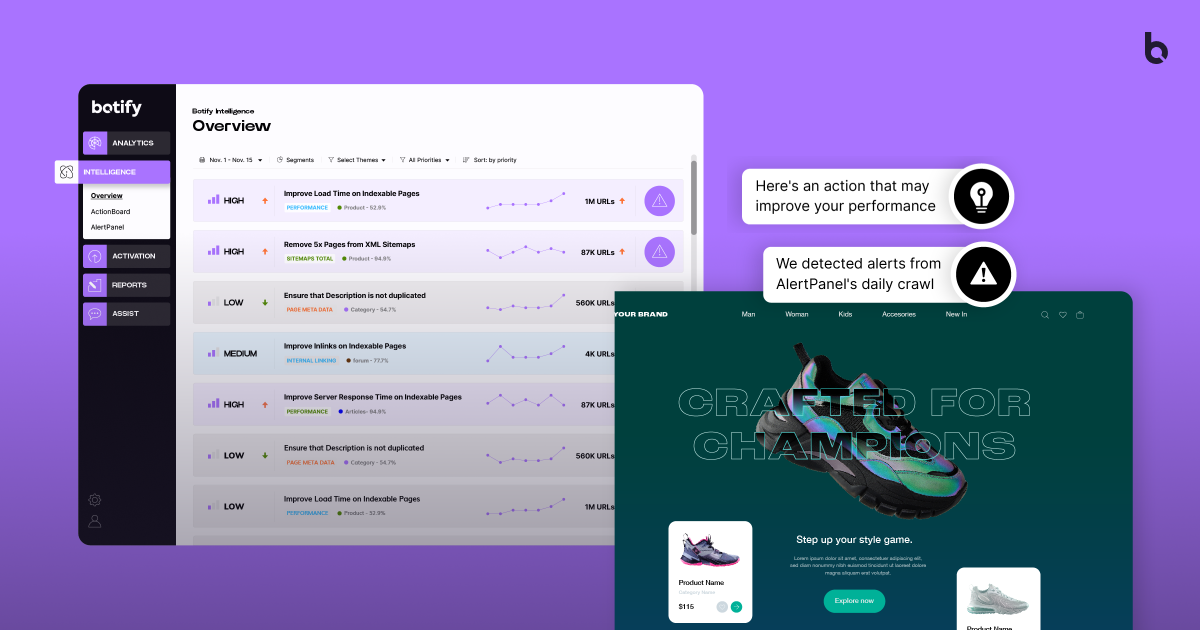 Make Smart Decisions Faster with AI-powered Recs | Botify