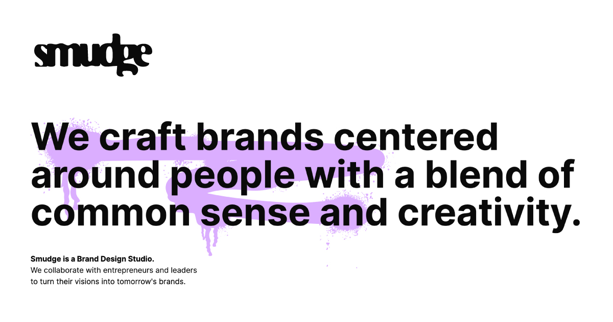 Smudge Design | Leading Branding, Packaging Design & Digital design ...