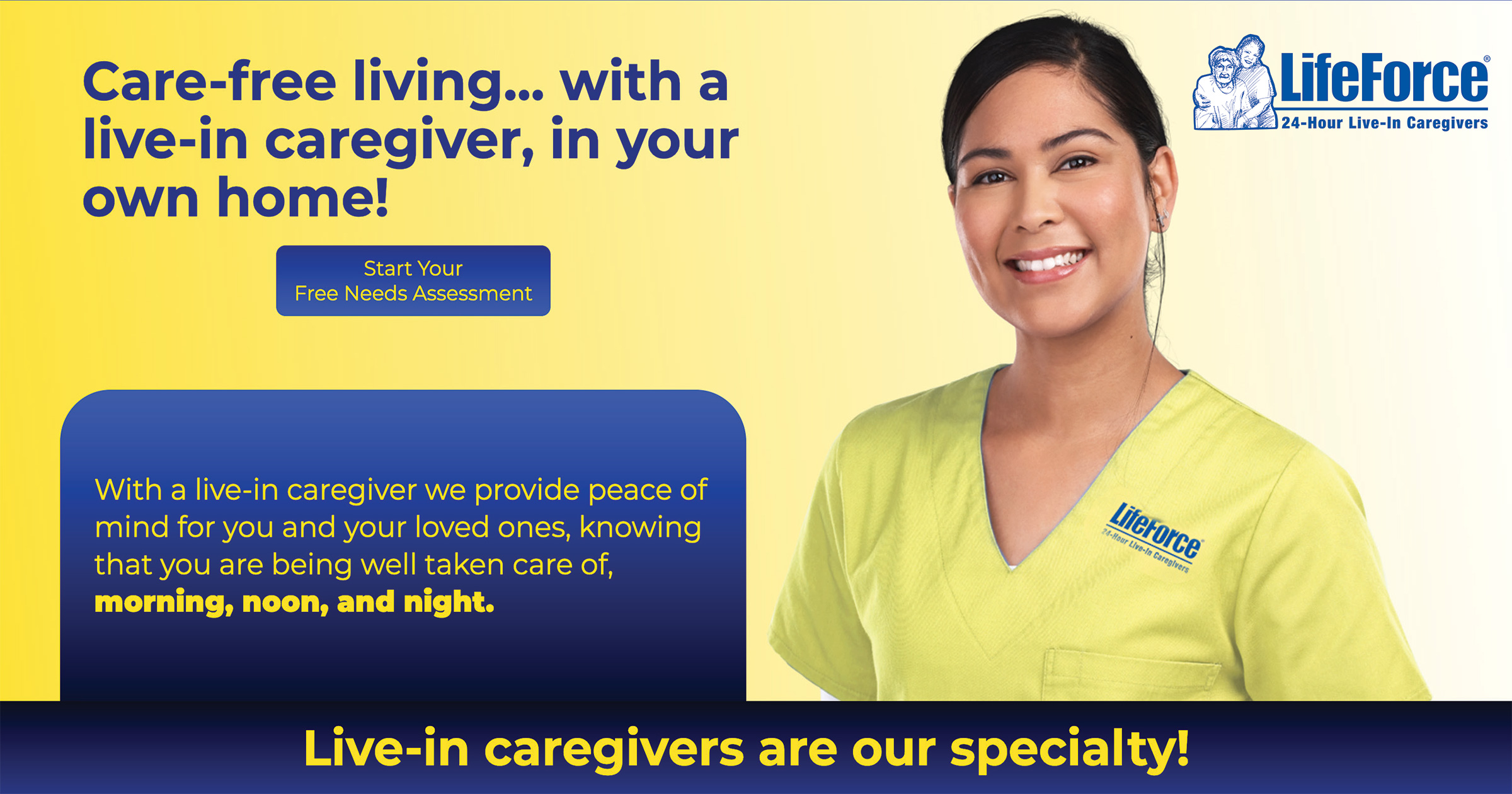 Providing Live-in Care for the elderly in the comfort of their own home.