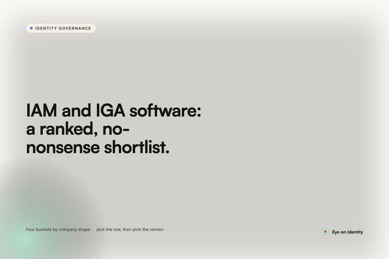 IAM IGA Software Recommendations: Best Tools by Use Case | Zluri