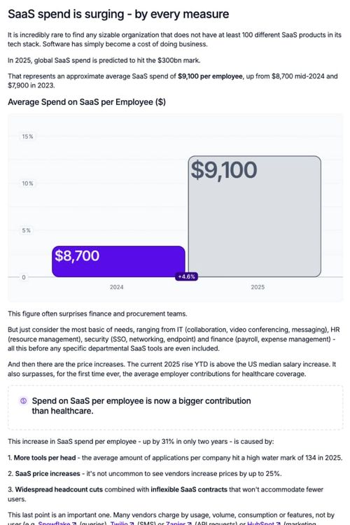 SaaS Inflation Index 2026 Report | Vertice