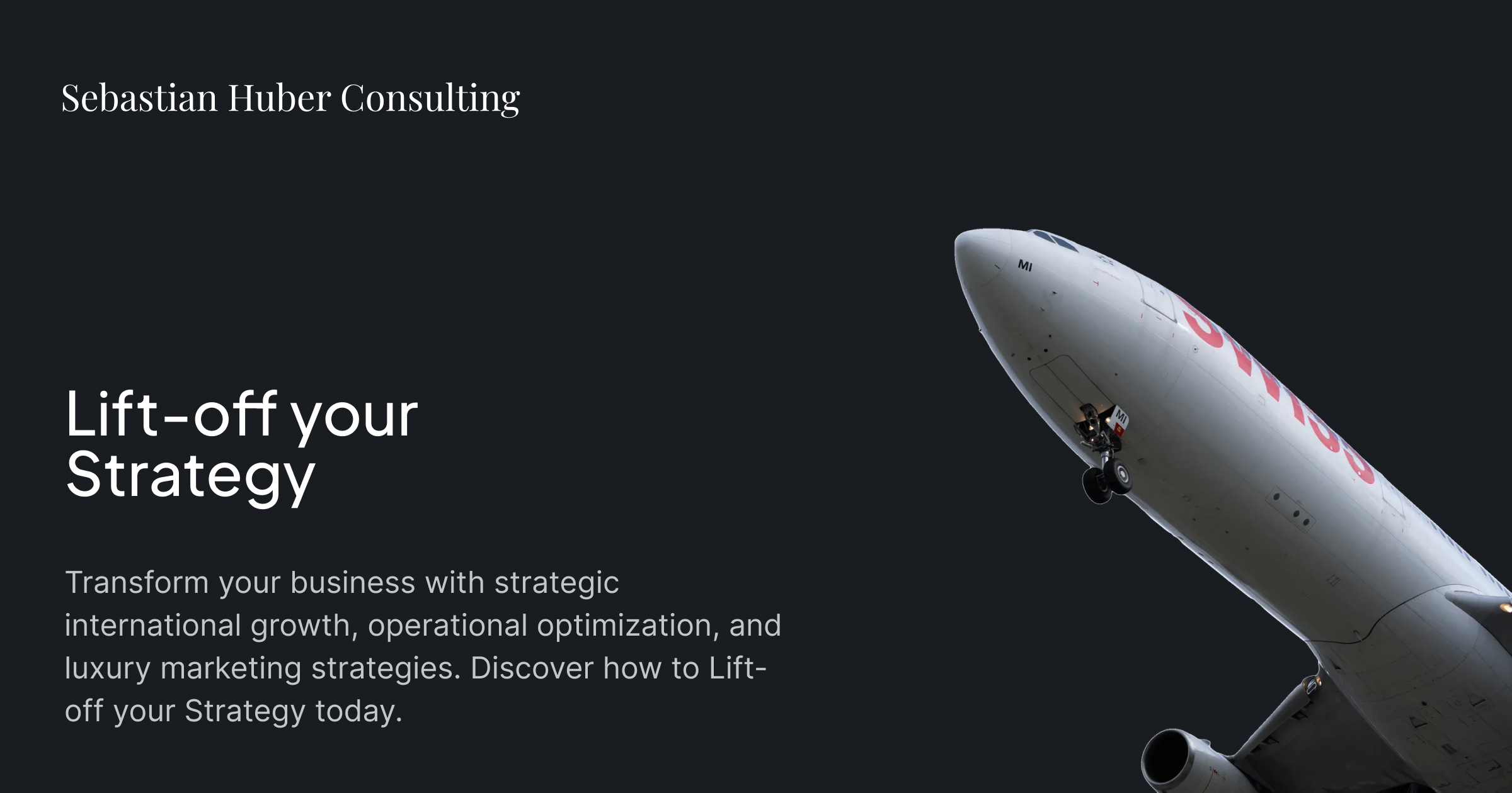 Sebastian Huber Consulting - Home