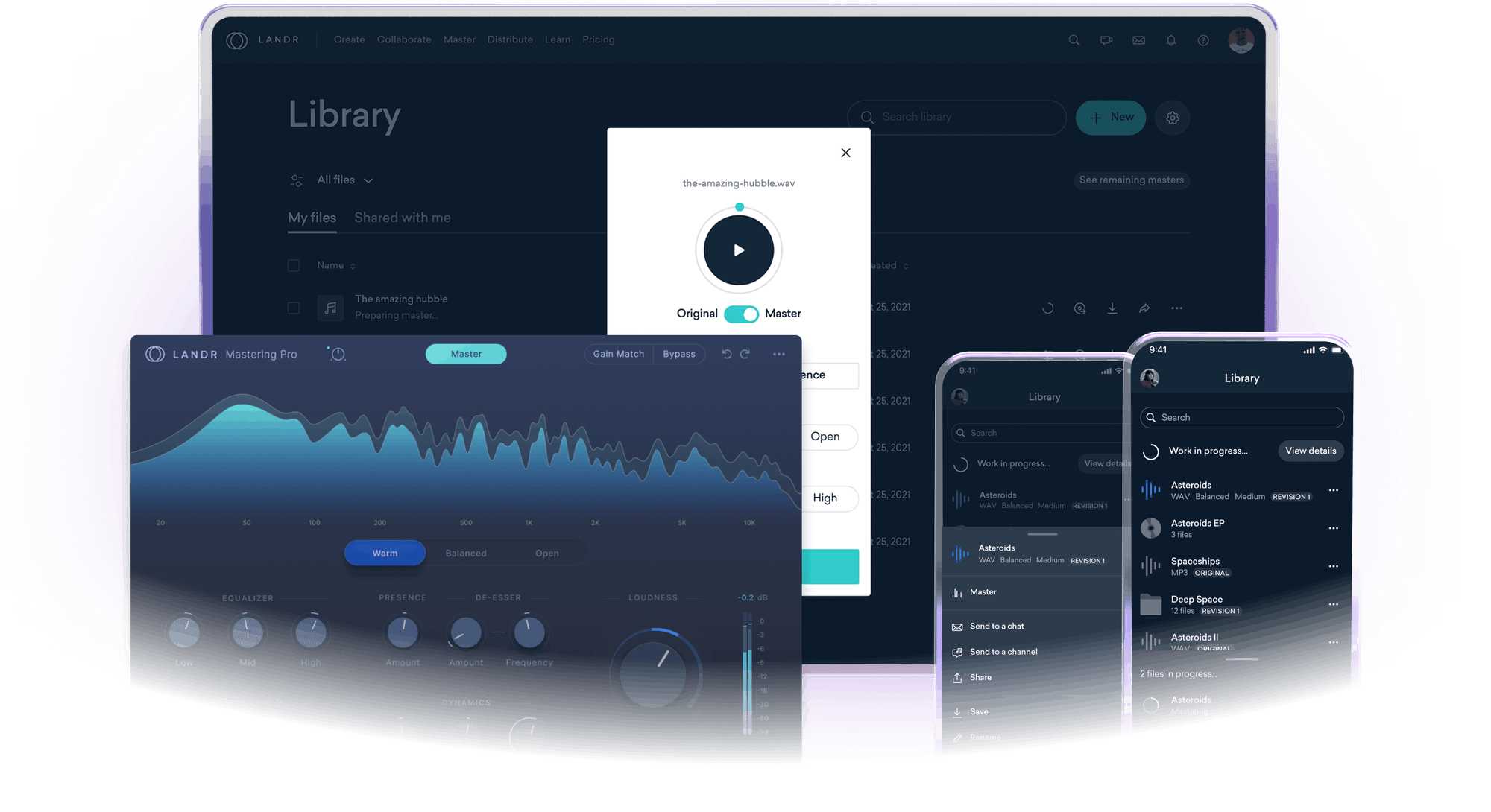 Create, Master and Release Music Like a Pro | LANDR