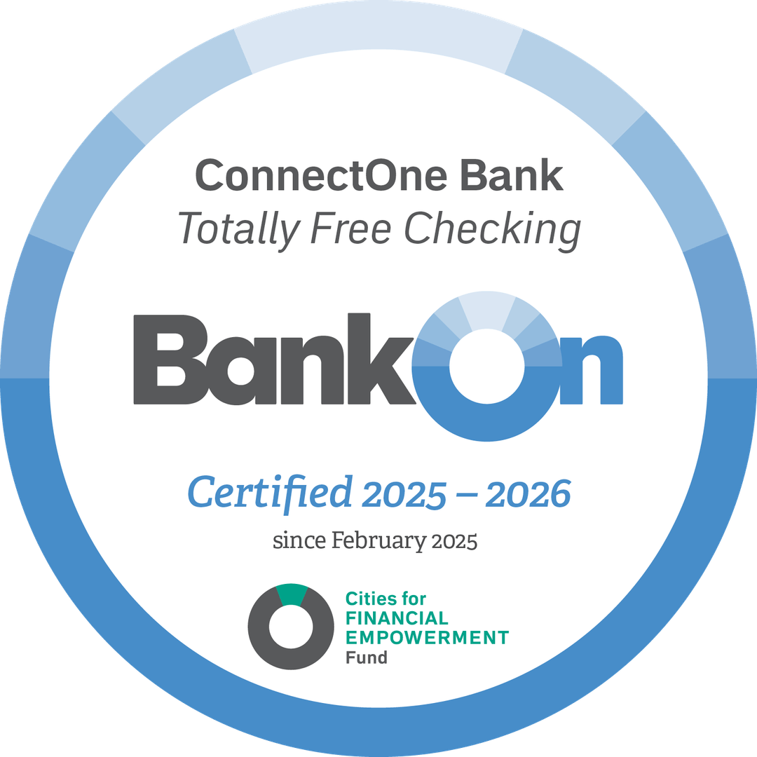 ConnectOne Bank | Personal Checking Accounts