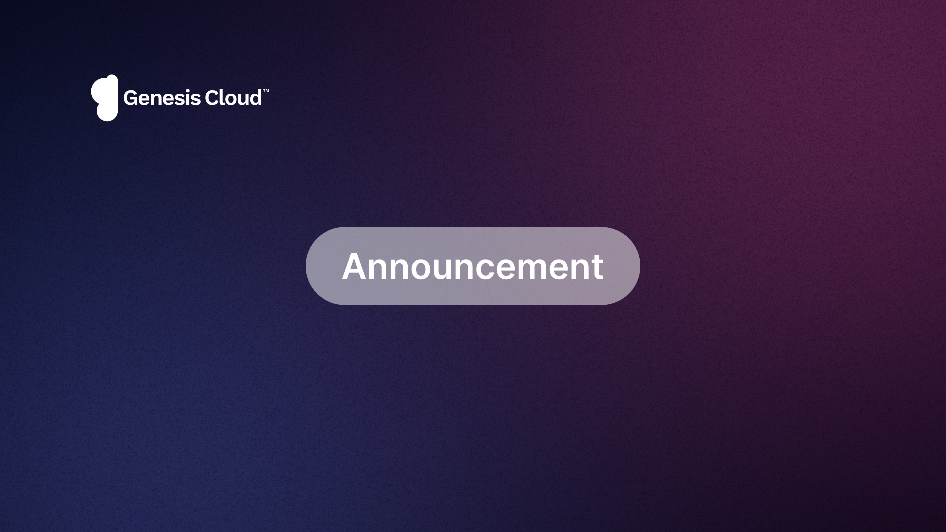 Blog & News | Genesis Cloud