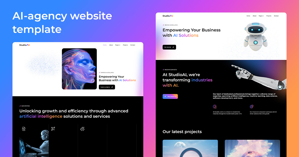 StudioAI - Webflow HTML website template