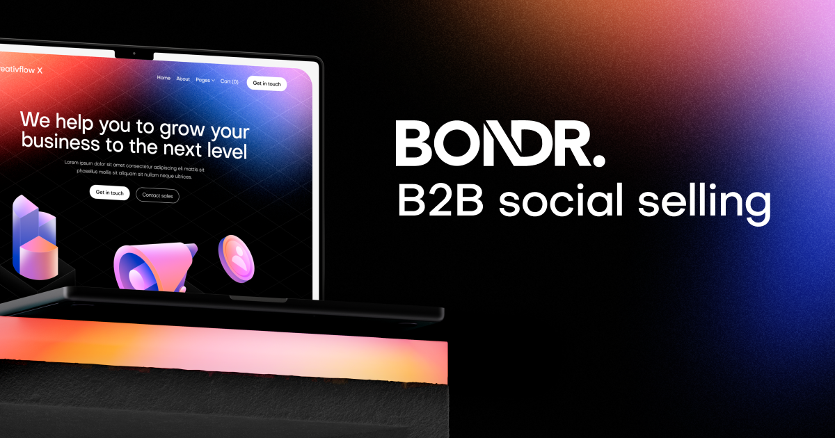 HOME - BONDR - Social Selling using LinkedIn (training, kickstart and as-as-service)