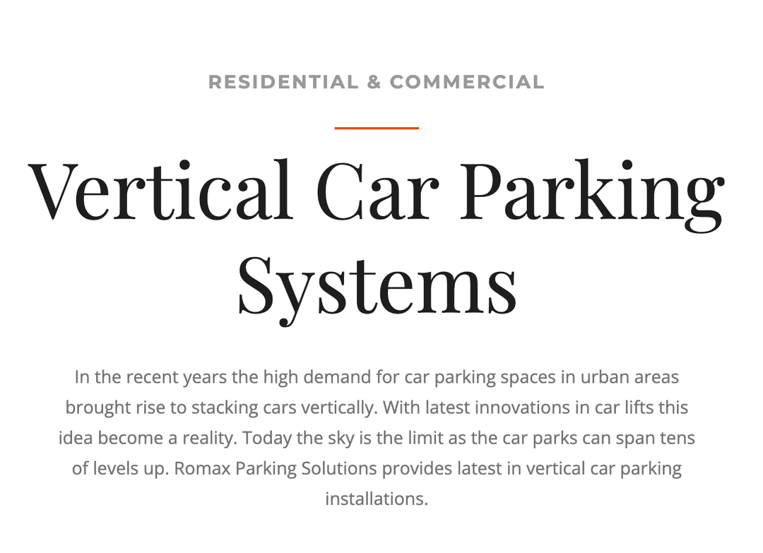 Romax Parking Systems