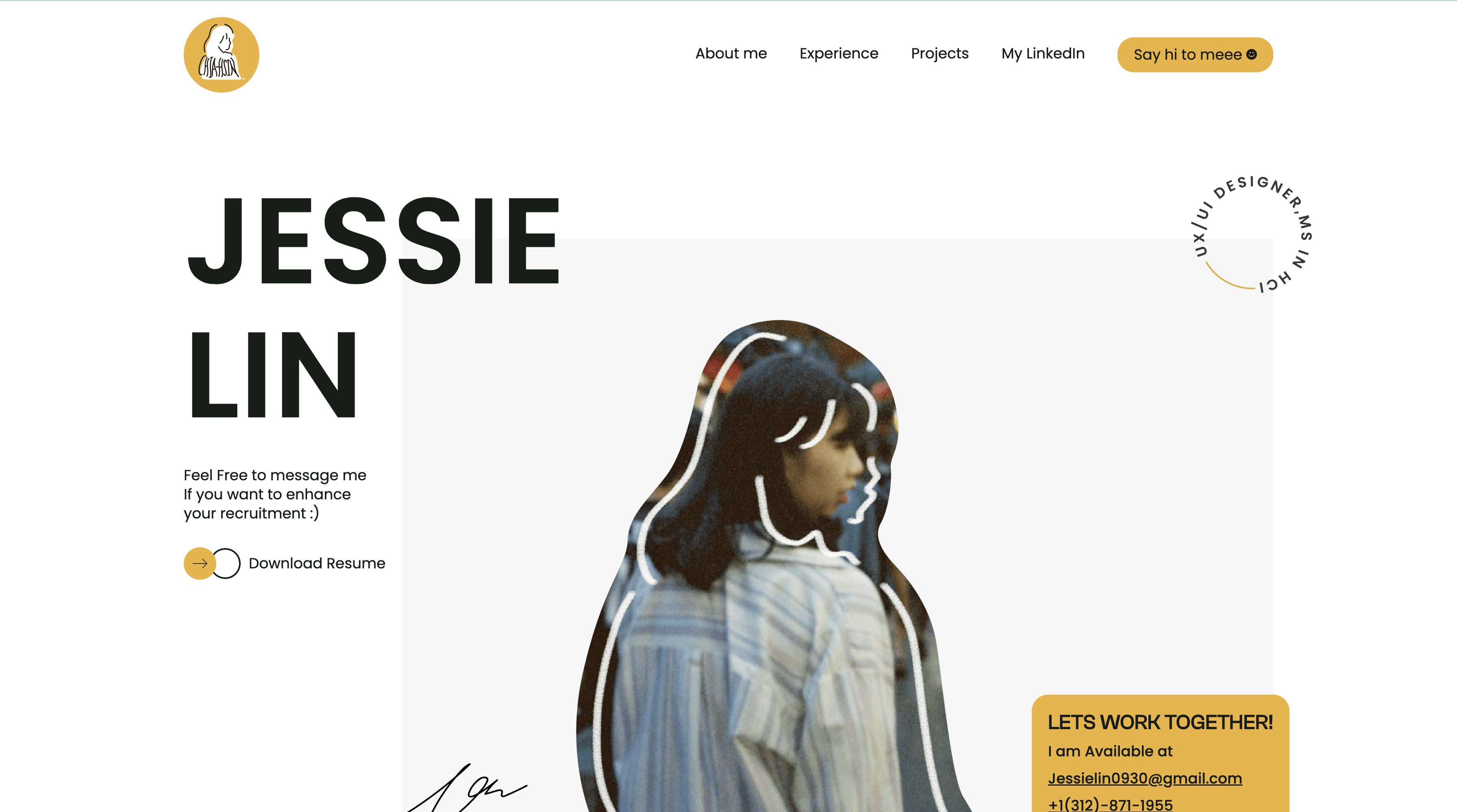Jessie's portfolio site