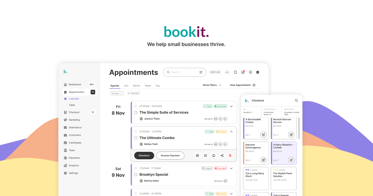 bookit | Booking Management App