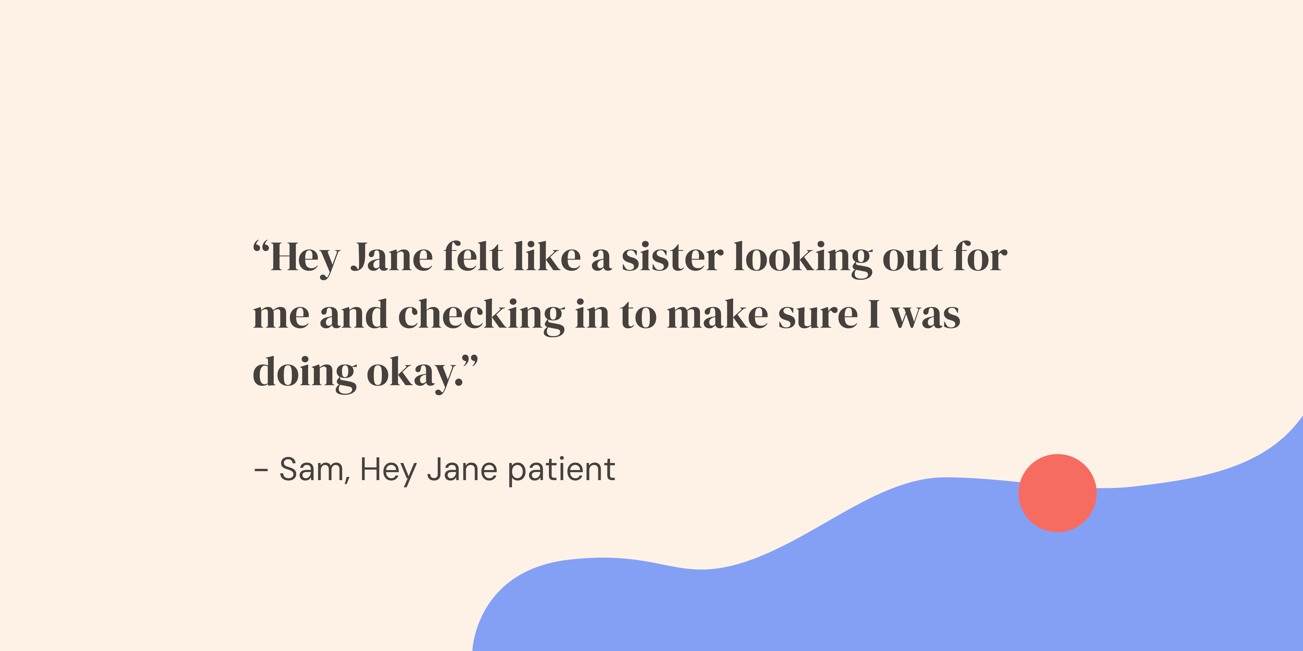 Sam's Hey Jane abortion experience | Hey Jane