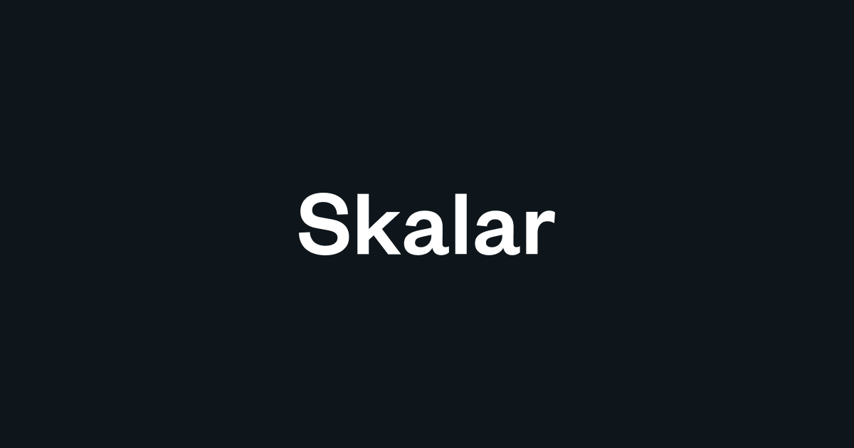 Skalar - We define, build and scale digital solutions that drive success.
