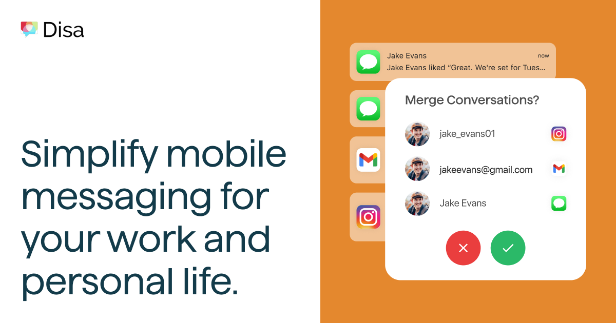 Disa Works – Simplify messaging for your work and personal life